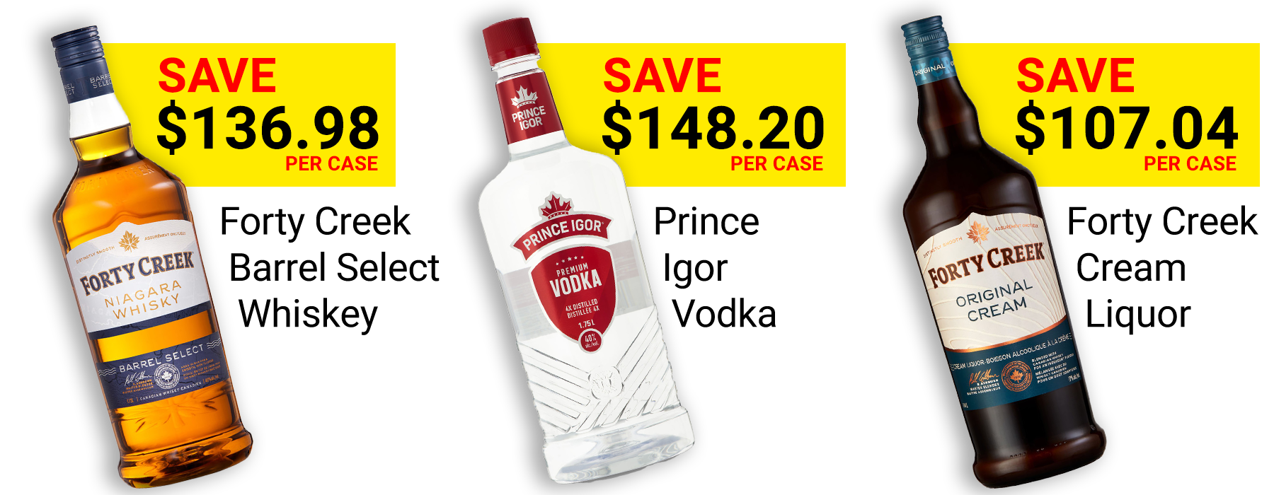 Booze Bus saves you 40% OFF Ontario liquor prices